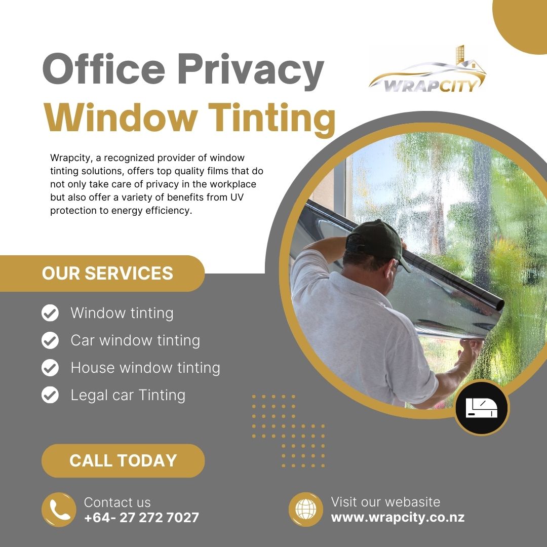 Office Privacy Window Tinting for Businesses | Wrapcity